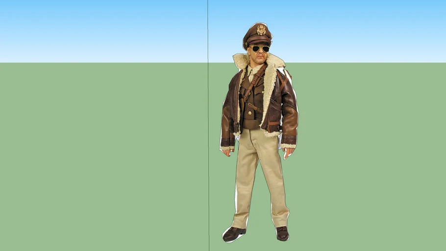 WW2 Pilot 2d | 3D Warehouse