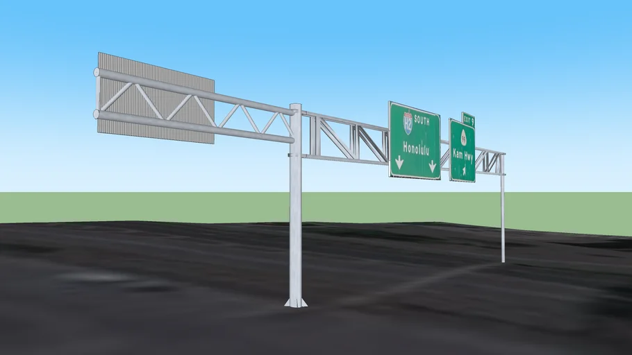 highway sign | 3D Warehouse