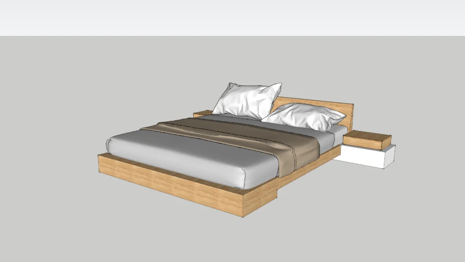 Cama - Bed - Gordon Jhonson Diseño Modificado | 3D Warehouse