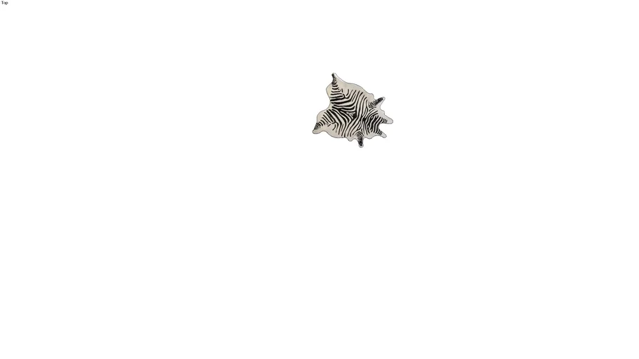 Animal Hide Zebra | 3D Warehouse