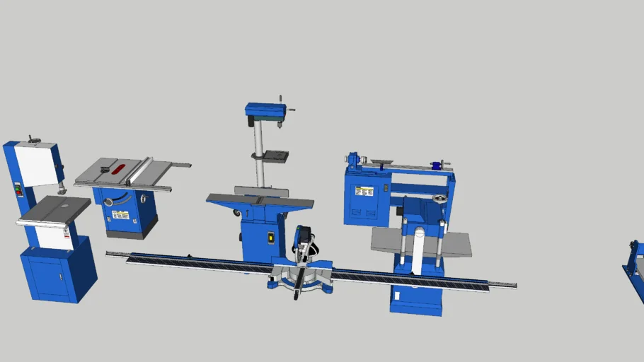 wood working machines | 3D Warehouse