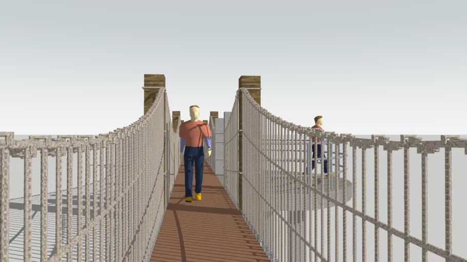 rope bridge | 3D Warehouse