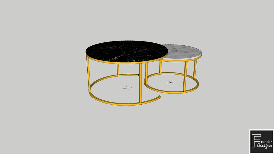 ROUND SIDE COFFEE TABLES | 3D Warehouse