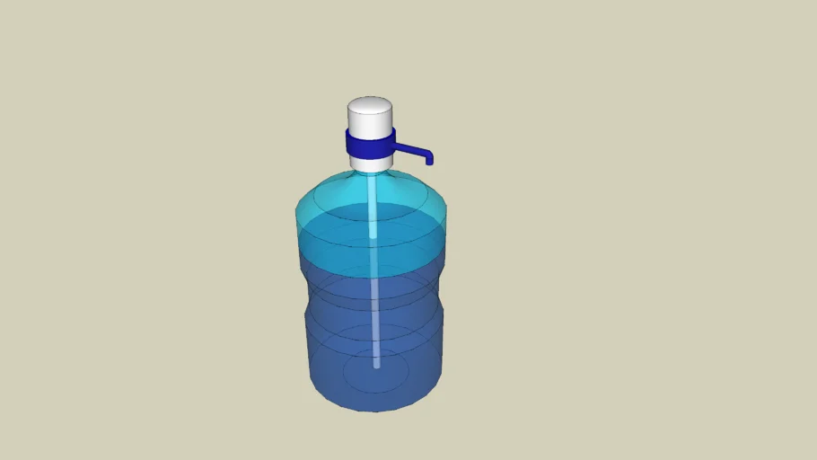 Bottle with Pump | 3D Warehouse
