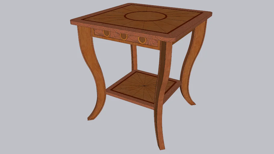 Lion legs wood table | 3D Warehouse