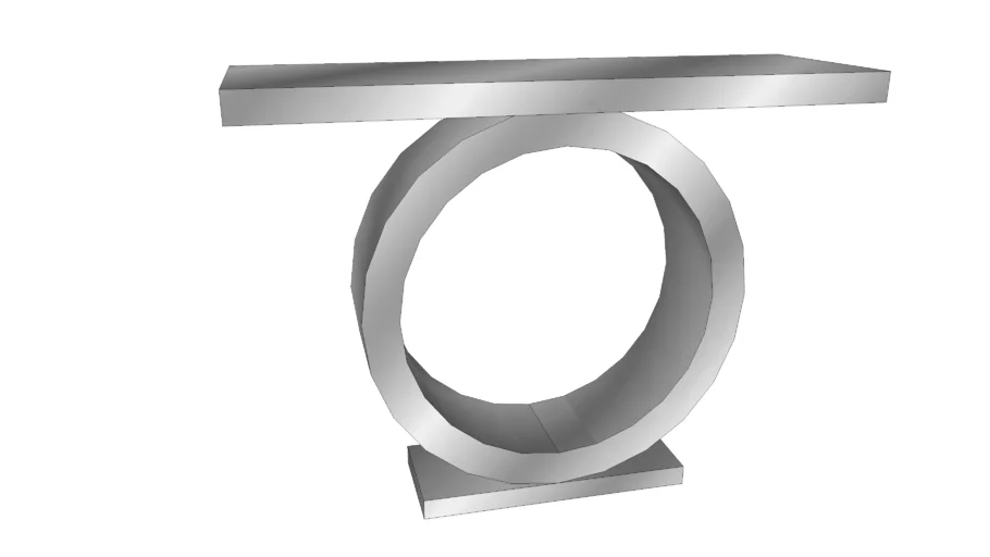 Mirrored Console Table | 3D Warehouse