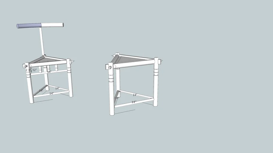 Triangle chair | 3D Warehouse