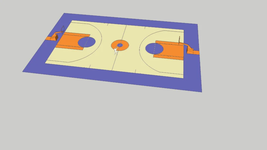 NBA篮球场 | 3D Warehouse