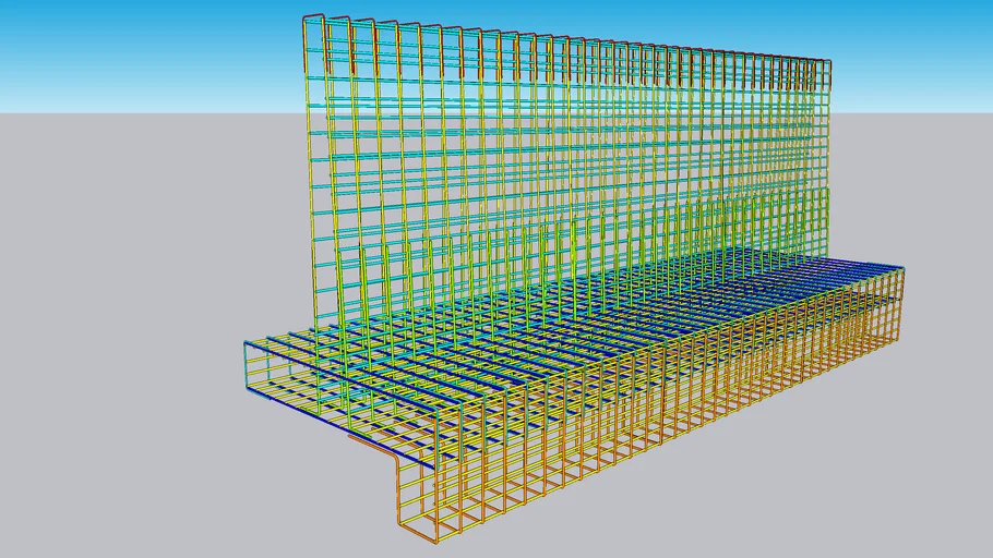 Typical Reinforced Retaining Wall. | 3D Warehouse