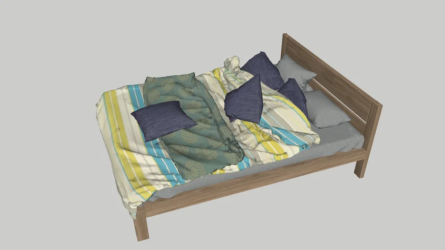 cama casal | 3D Warehouse