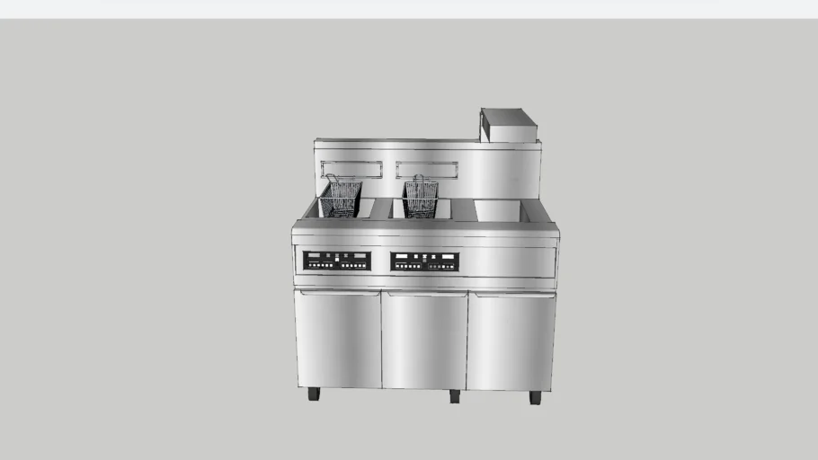 Frymaster Filter Magic Pro System Gas Fryer | 3D Warehouse