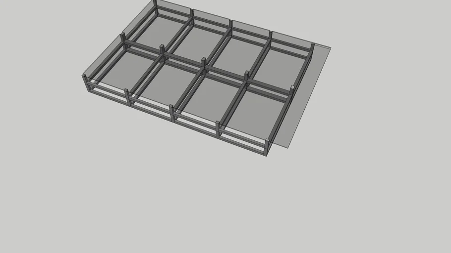 plastic roof with panel | 3D Warehouse