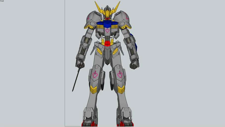 GUNDAM BARBATOZ 3rd Form | 3D Warehouse