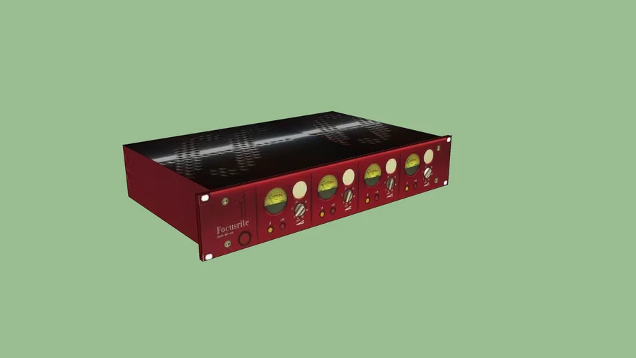 Focusrite Red 1 | 3D Warehouse