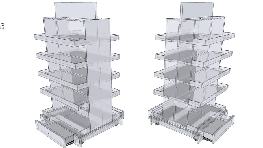 Island Rack | 3D Warehouse