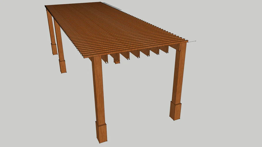 Arbor - wooden | 3D Warehouse