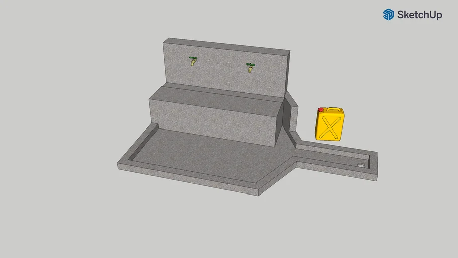 Water Mission Tap Stand Wall | 3D Warehouse