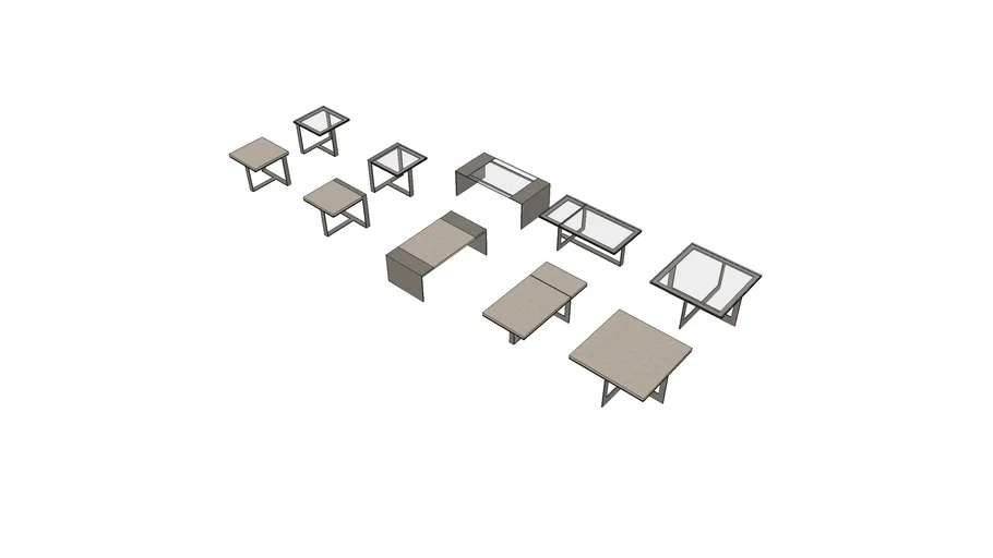 Spokane Tables | 3D Warehouse