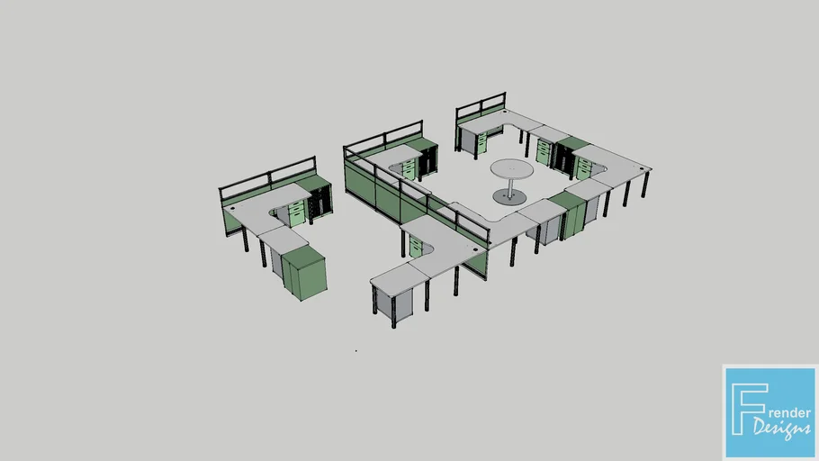 QUMUN WORKSTATIONS - 09 | 3D Warehouse