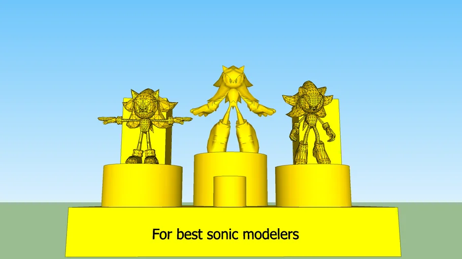 Mega sonic trophey | 3D Warehouse