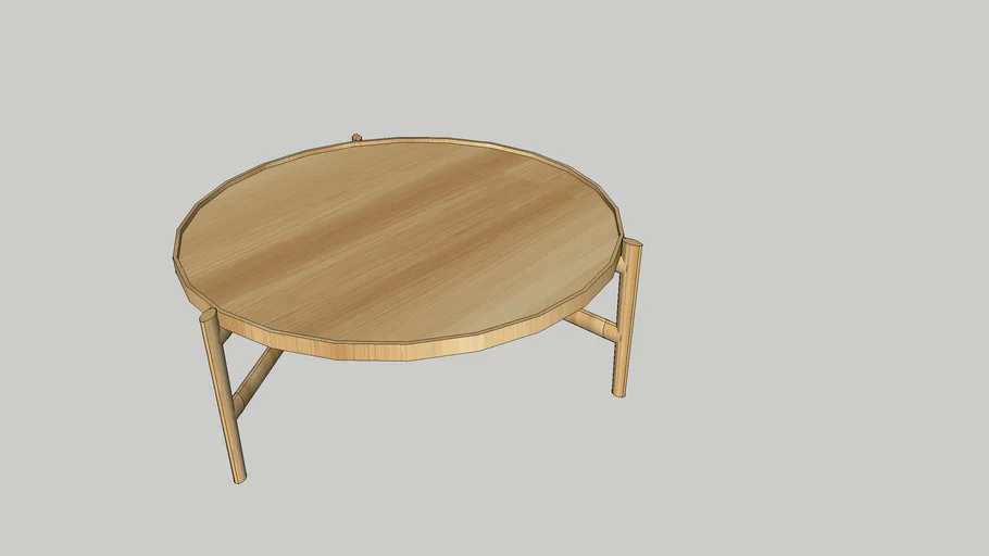 mesa de centro charles eames | 3D Warehouse