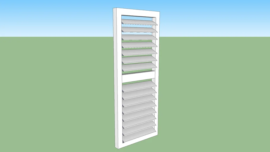 shutter (white) | 3D Warehouse