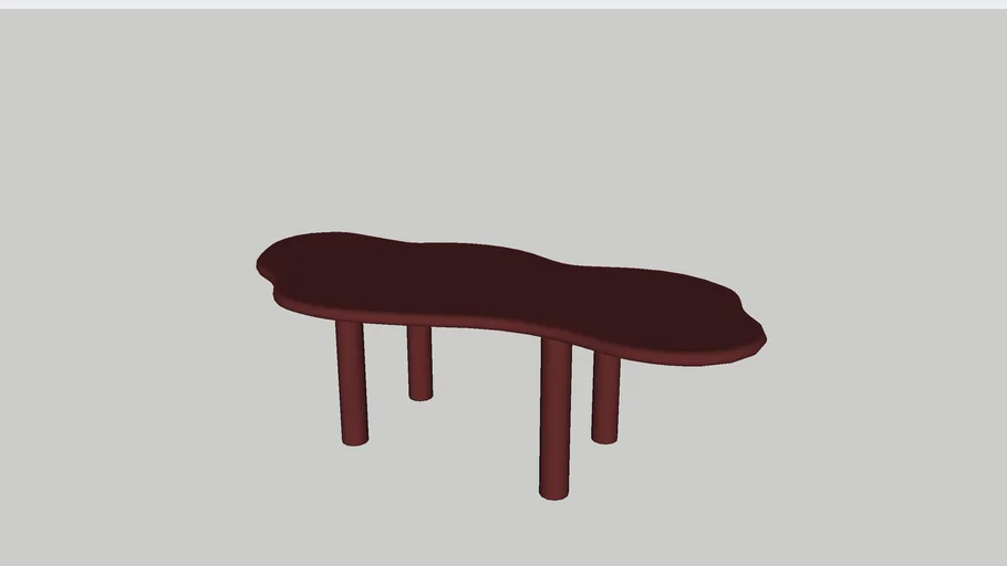 nordic special-formed table | 3D Warehouse