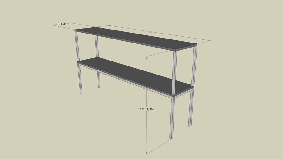 tv table | 3D Warehouse
