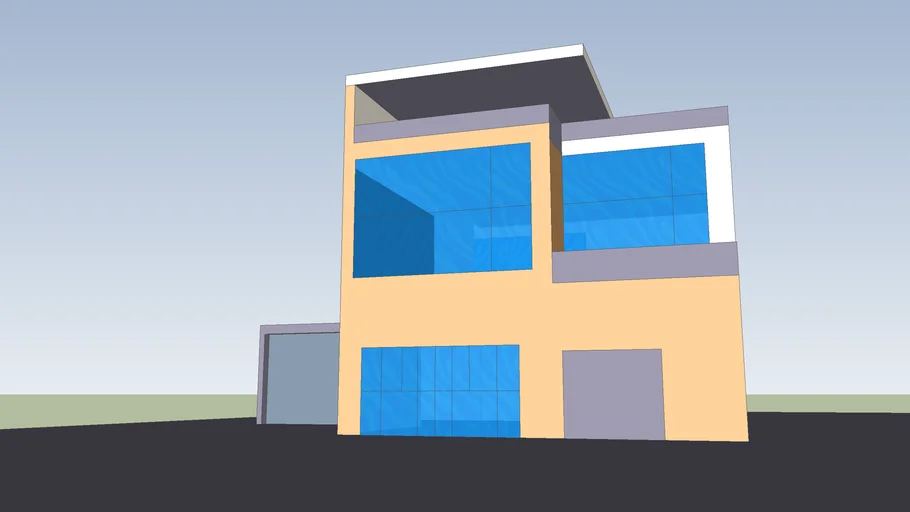 MODERN CUBE TOWNHOUSE | 3D Warehouse
