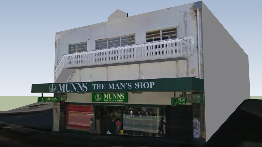 Munns the Man's Shop | 3D Warehouse