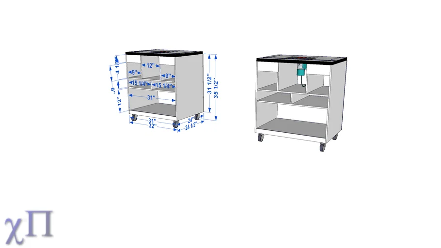 Router Table | 3D Warehouse