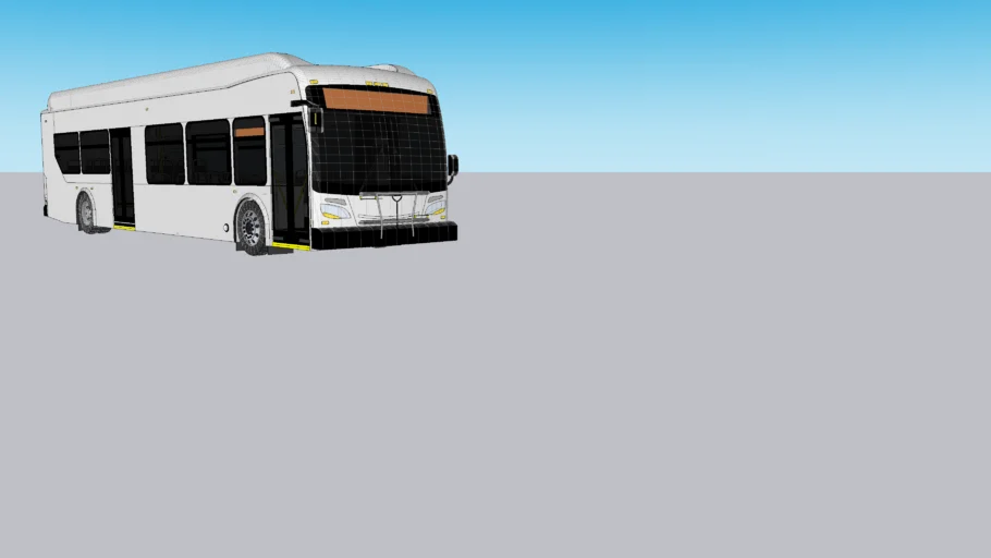 2019 New Flyer XN40 - Cummins Westport L9N with ZF | 3D Warehouse