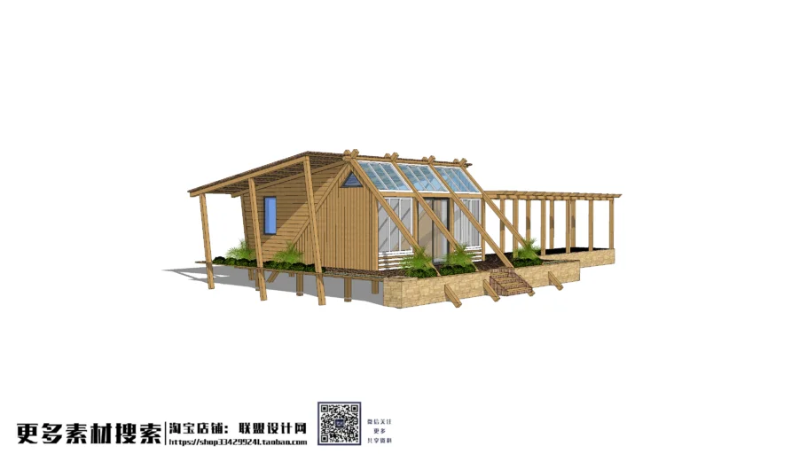 Wooden house | 3D Warehouse