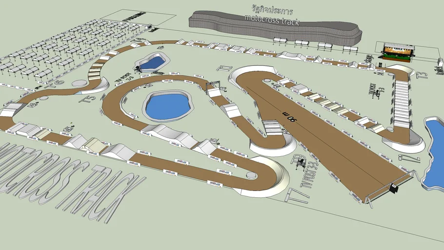 Ratchakitprakarn motocross track at Pak Phayun thailand by fmsct | 3D ...