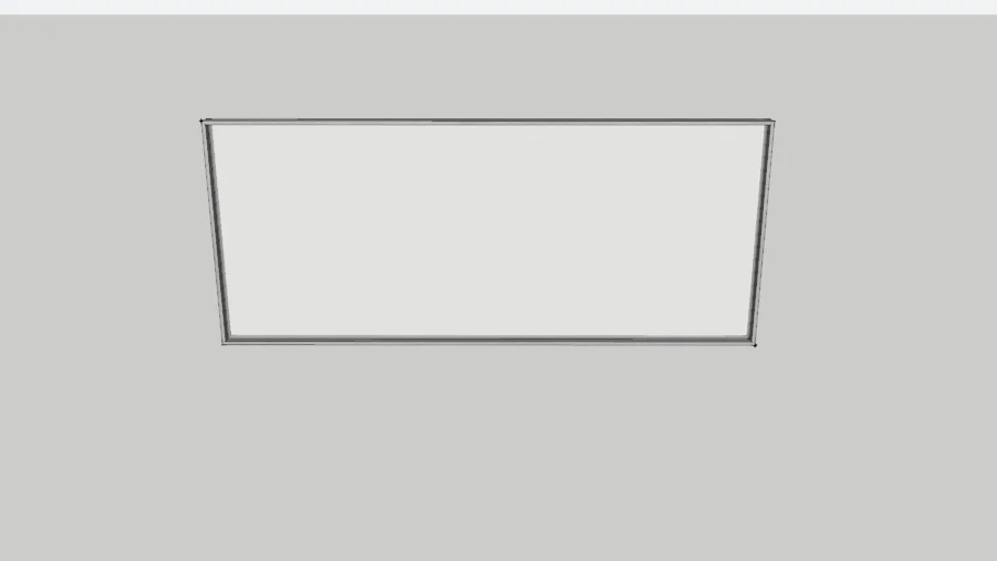 Simple wide window | 3D Warehouse