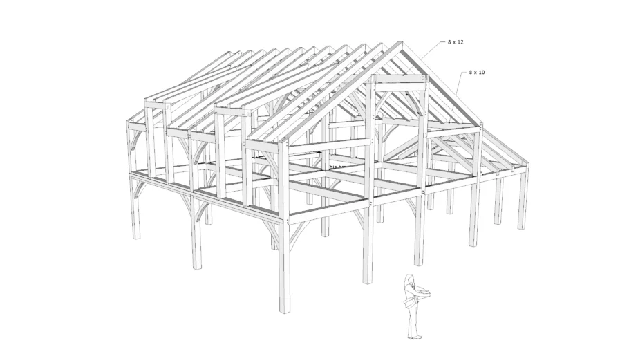 Timber Frame | 3D Warehouse