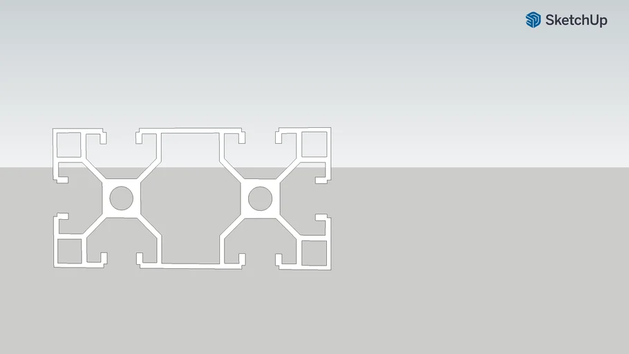 4040 Aluminum Extrusion | 3D Warehouse