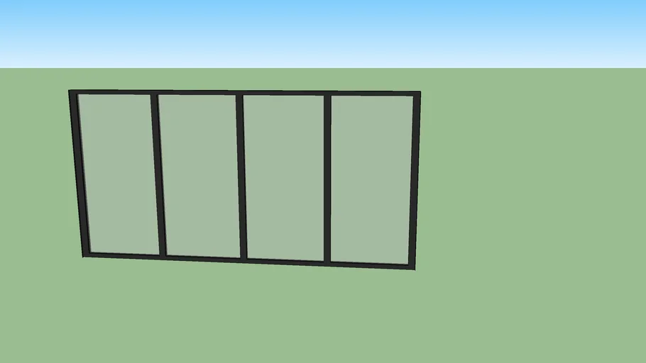 Divided display case | 3D Warehouse
