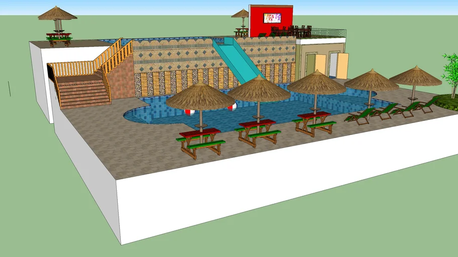 Pool Resort | 3D Warehouse