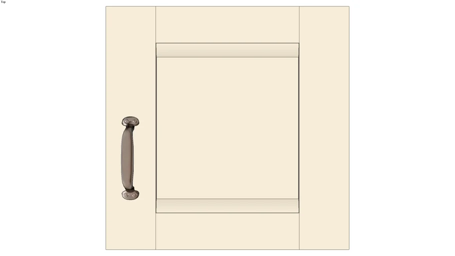 Wall Single Door 15Hx15D | 3D Warehouse