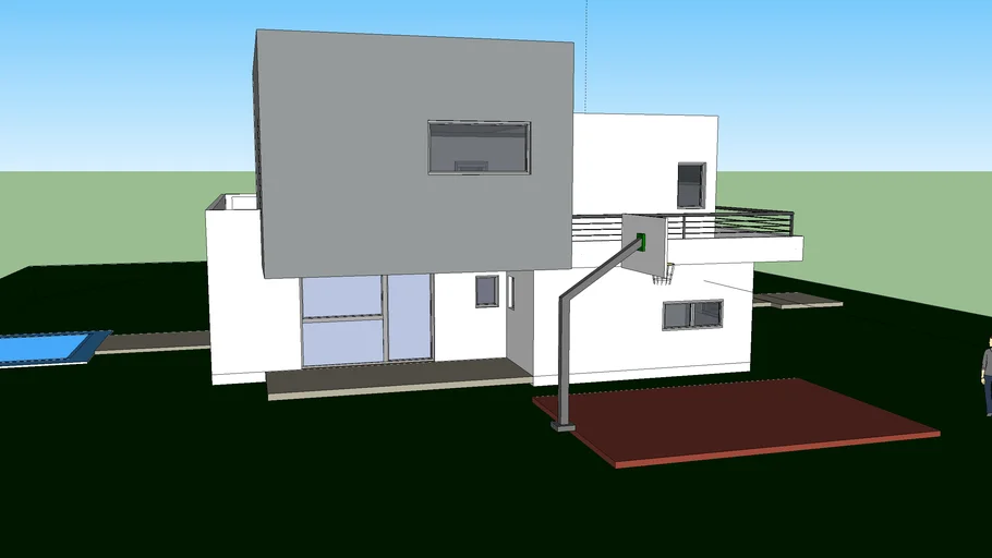 modern house | 3D Warehouse