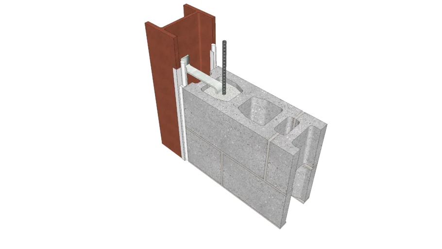 Column Connection Detail | 3D Warehouse