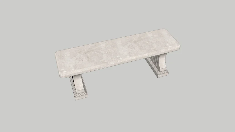 Stone bench | 3D Warehouse