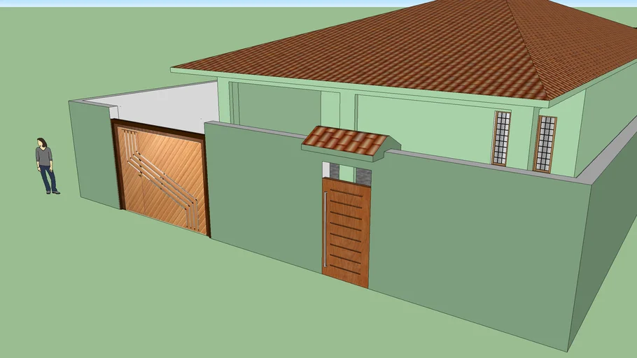 casa 4 aguas comum | 3D Warehouse