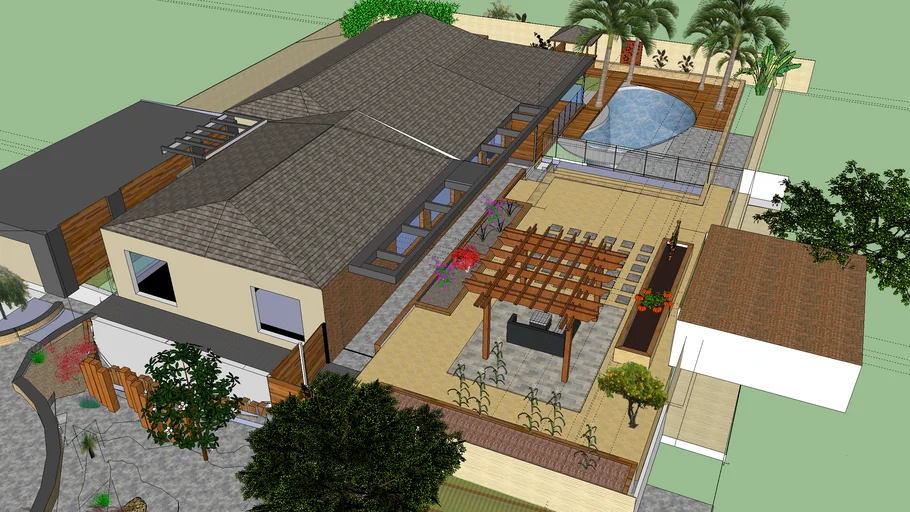 Original landscape design for grange tce | 3D Warehouse