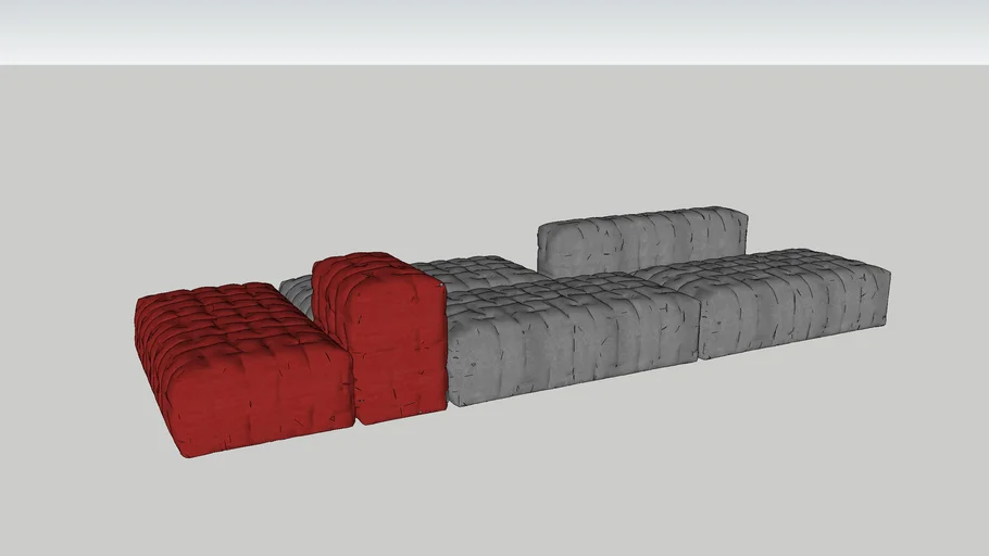 BOCA FOO-FIVE SOFA | 3D Warehouse