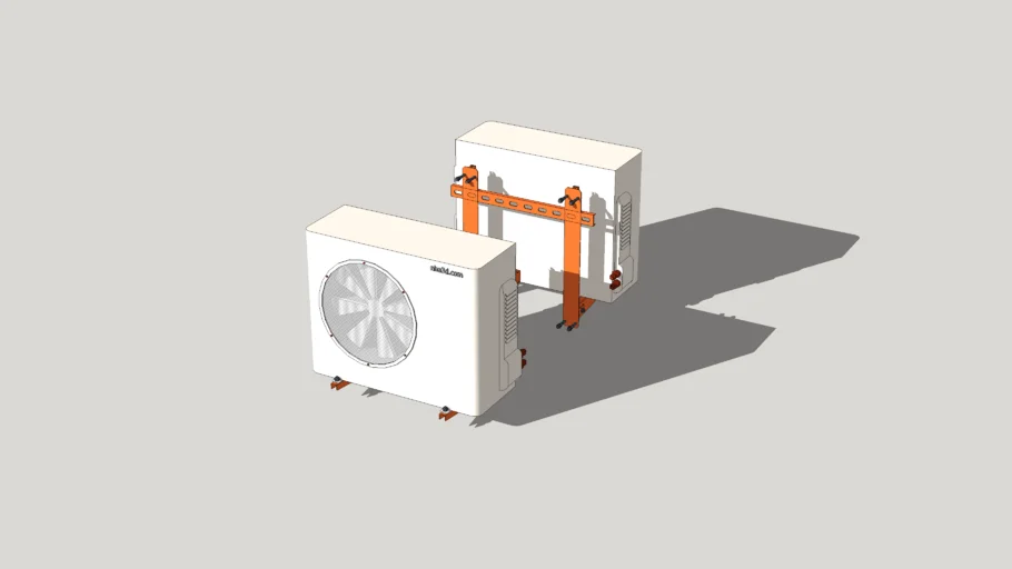 Air conditioner and hanger | 3D Warehouse