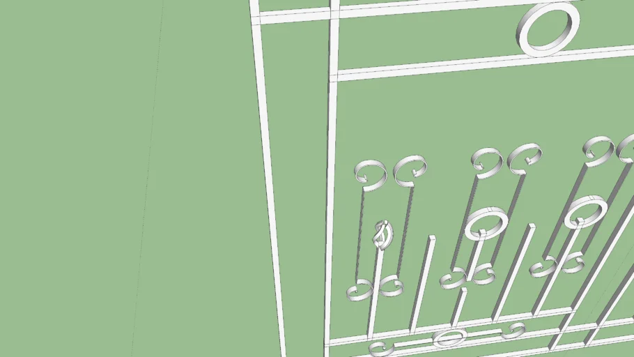 window grill | 3D Warehouse