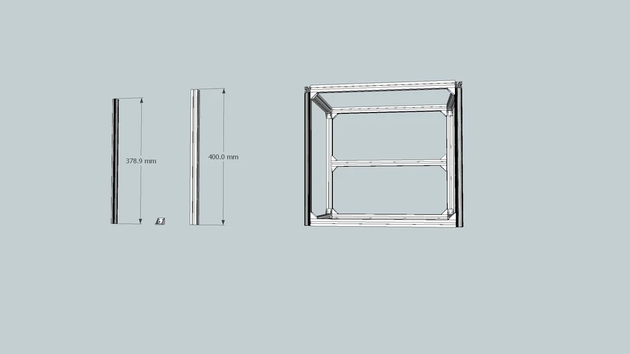 Design File - Aluminium Profiles - Yateer 3D | 3D Warehouse