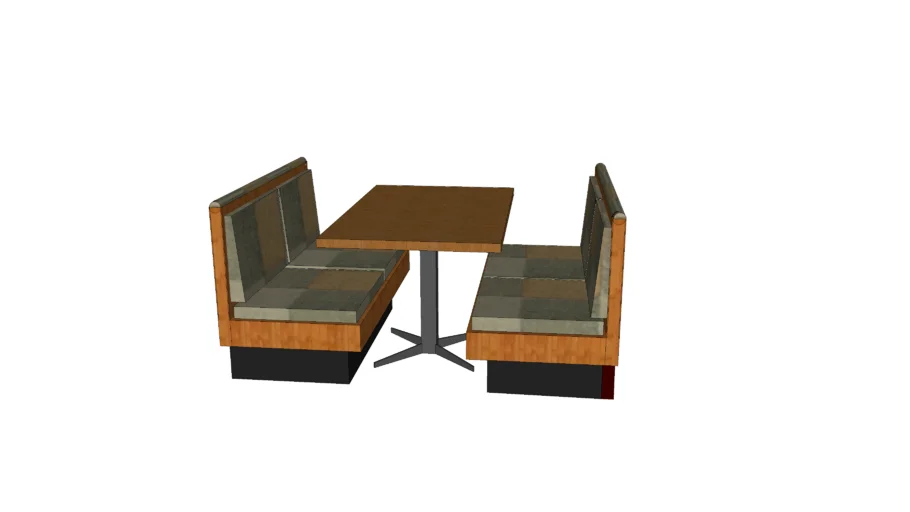 restaurant booth | 3D Warehouse